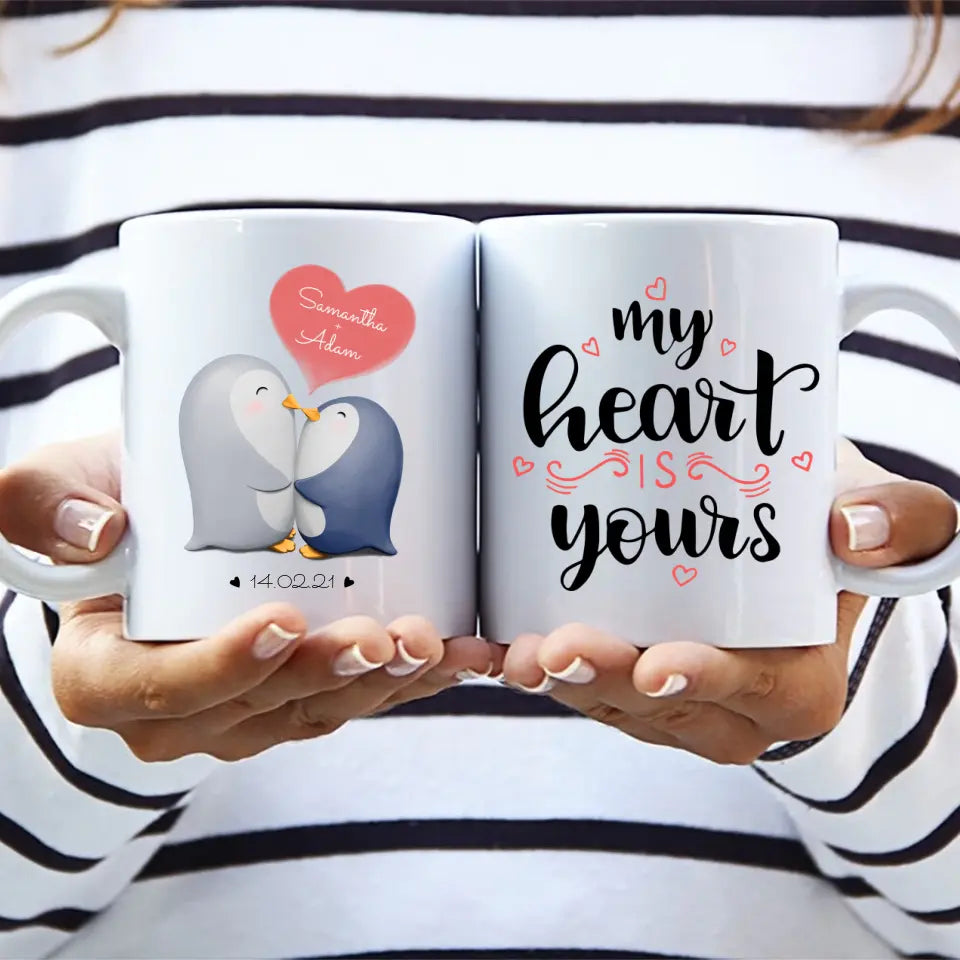 Love & Faith | Personalised Mug for Couples | Gift for Partner/ Spouse ...